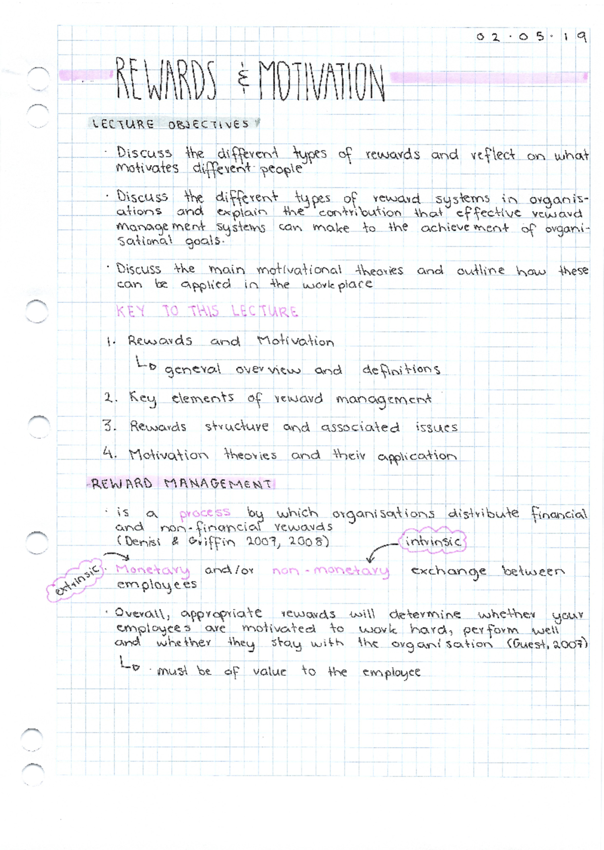 Lecture Review 8 - 1001EHR - Studocu