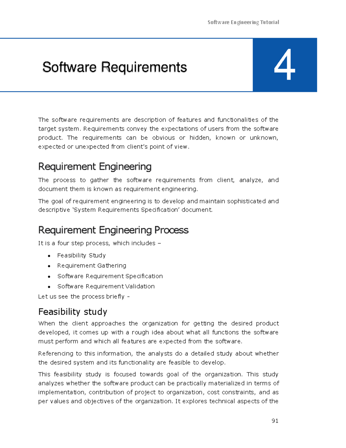 Se4-sw requirement - The software requirements are description of ...