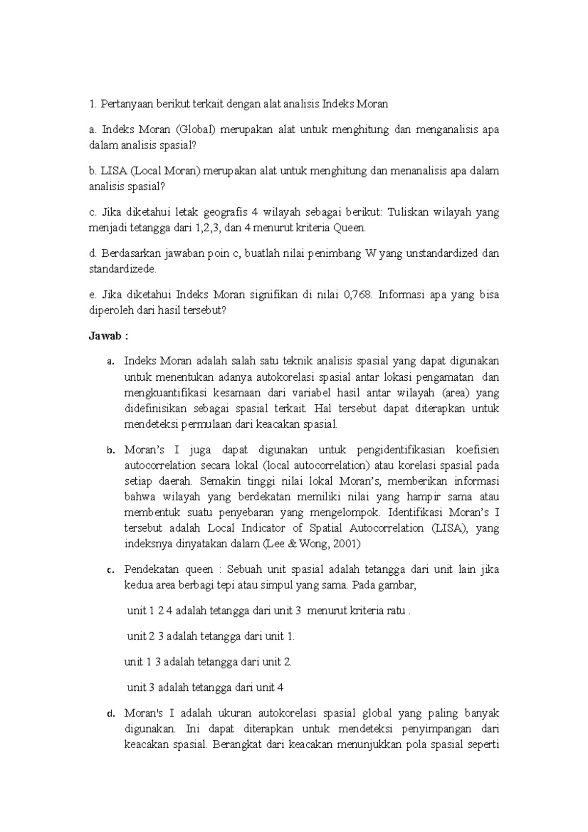 50 - Aplikom - Pertanyaan berikut terkait dengan alat analisis Indeks ...