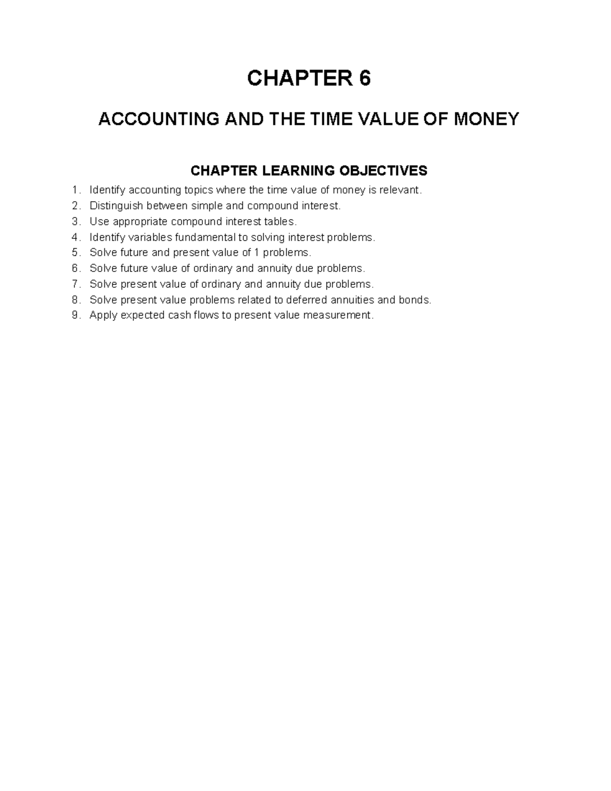 Intermediate Accounting 4th edition Chapter 6 test bank - CHAPTER 6 ...