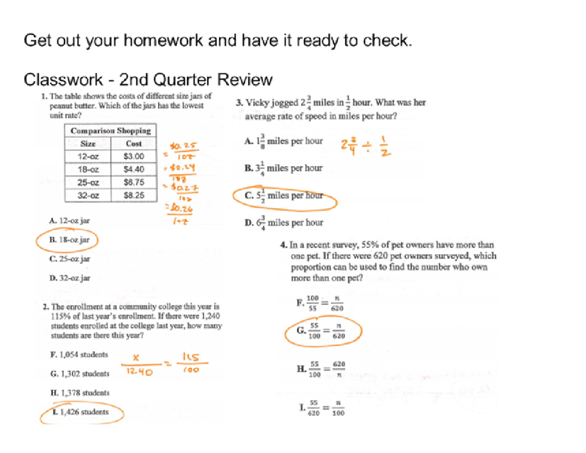 2nd quarter 7th grade final review lesson tn - Studocu
