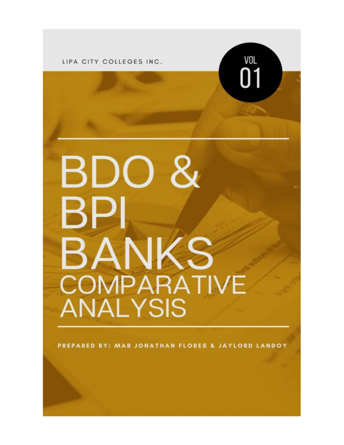 BDO BPI Comparative Analysis MAR Jonathan Flores Jaylord Landoy ...
