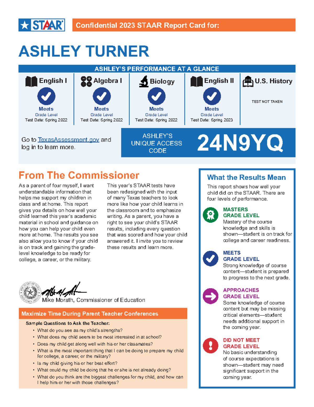 Staar English II en - n/a - English I Algebra I Biology English II U ...
