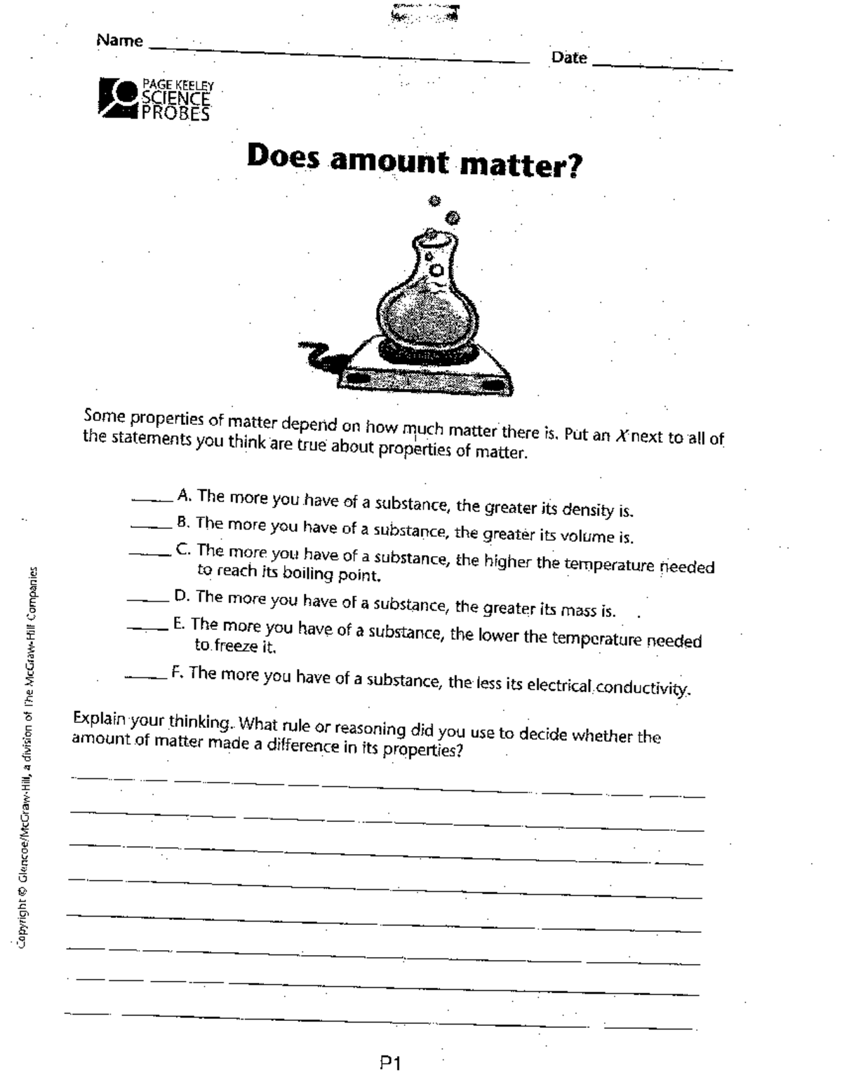 Matter Workpacket - Fun - Studocu