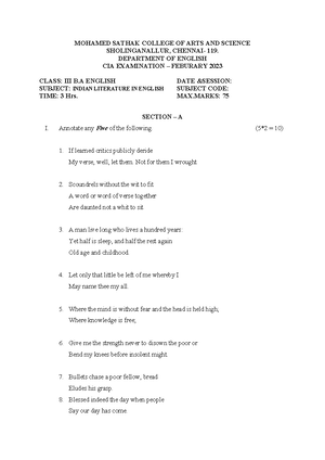 CS3691-ESI Model Question Paper set1 - DEPARTMENT OF INFORMATION ...