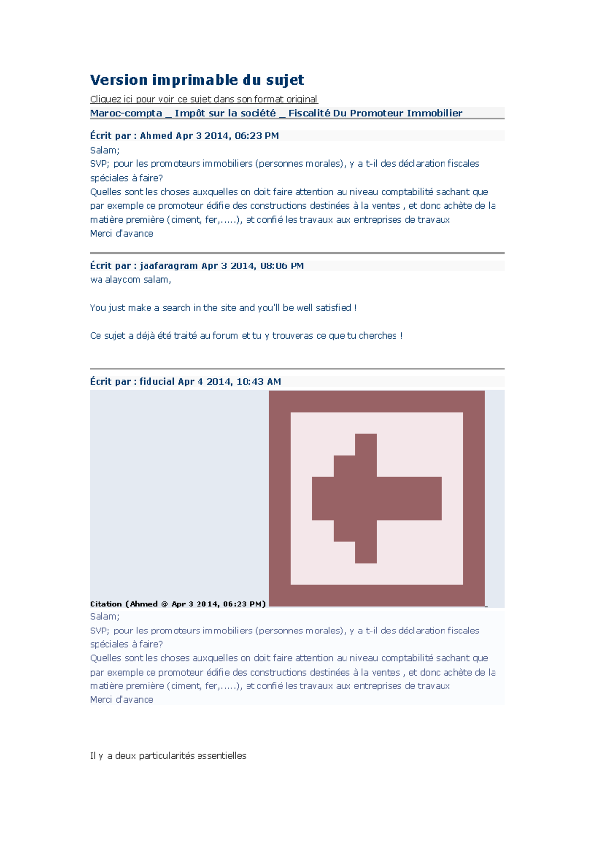 Comptabilité promoteur immobilier - Version imprimable du sujet Cliquez ...