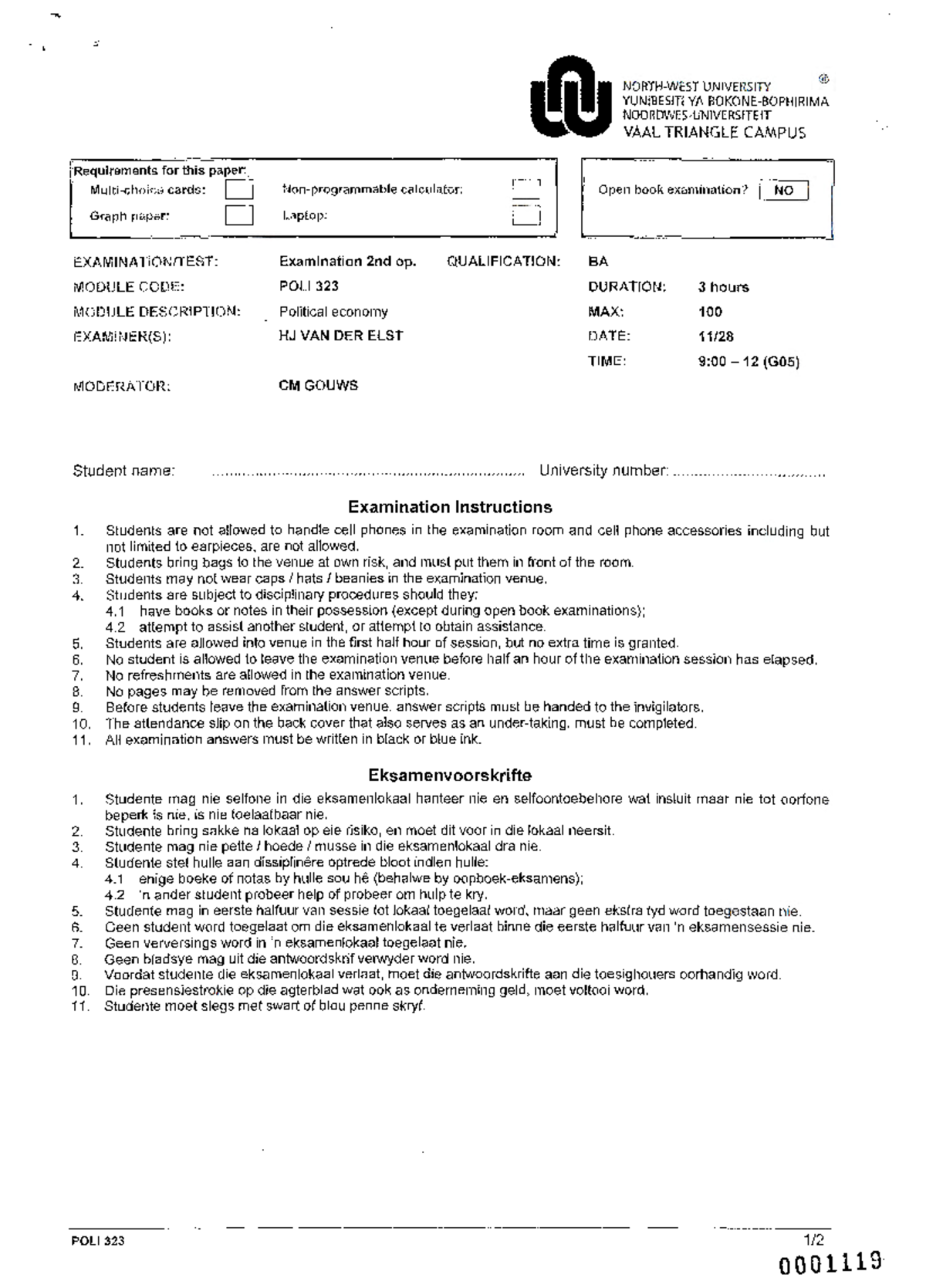 Poli323 vtc2ndnov 15 - none - NORTH-WEST UNIV ERSITY ® YUNIBESITI YA BO ...