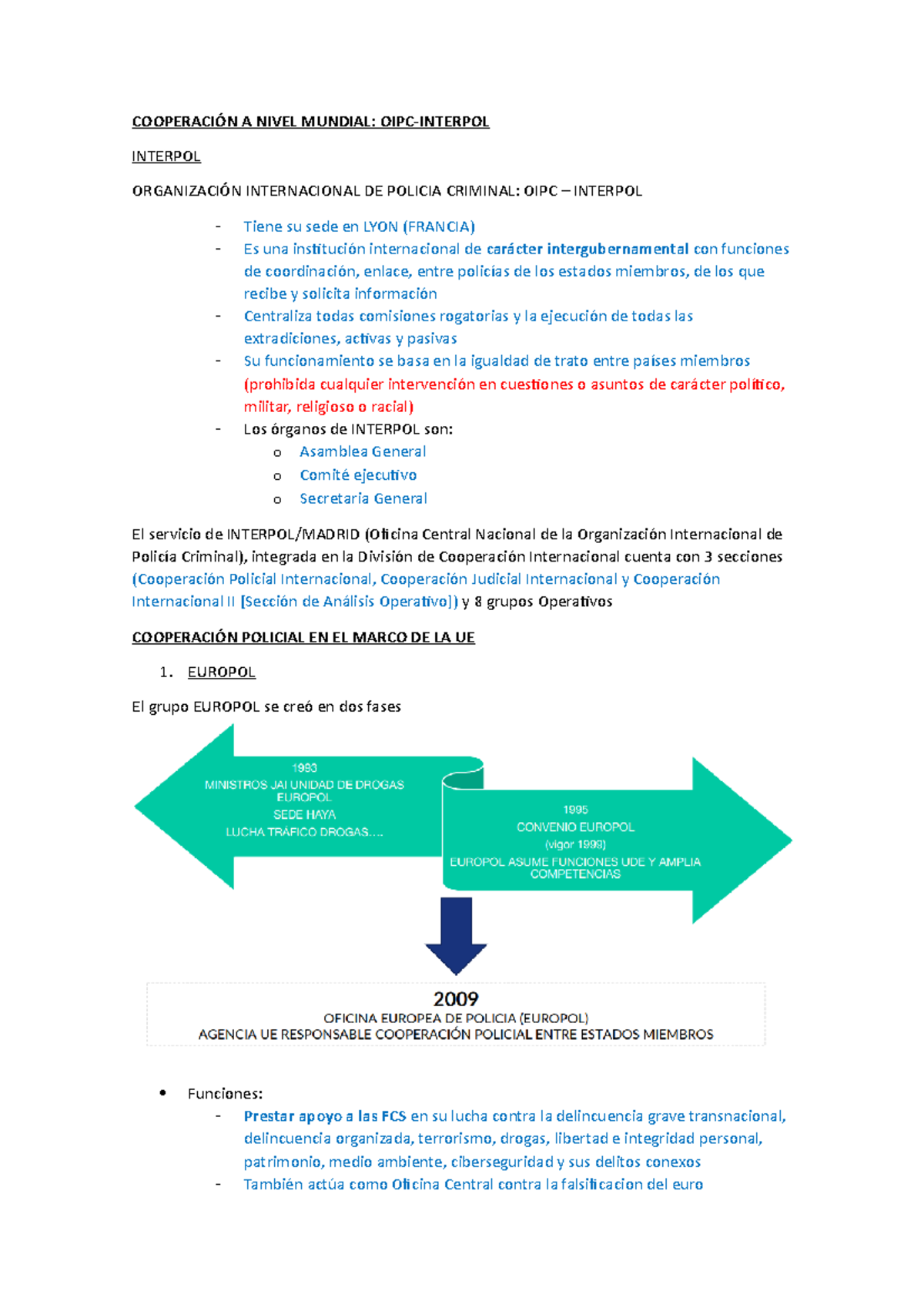 Unión Europea Parte 5 - COOPERACIÓN A NIVEL MUNDIAL: OIPC-INTERPOL ...