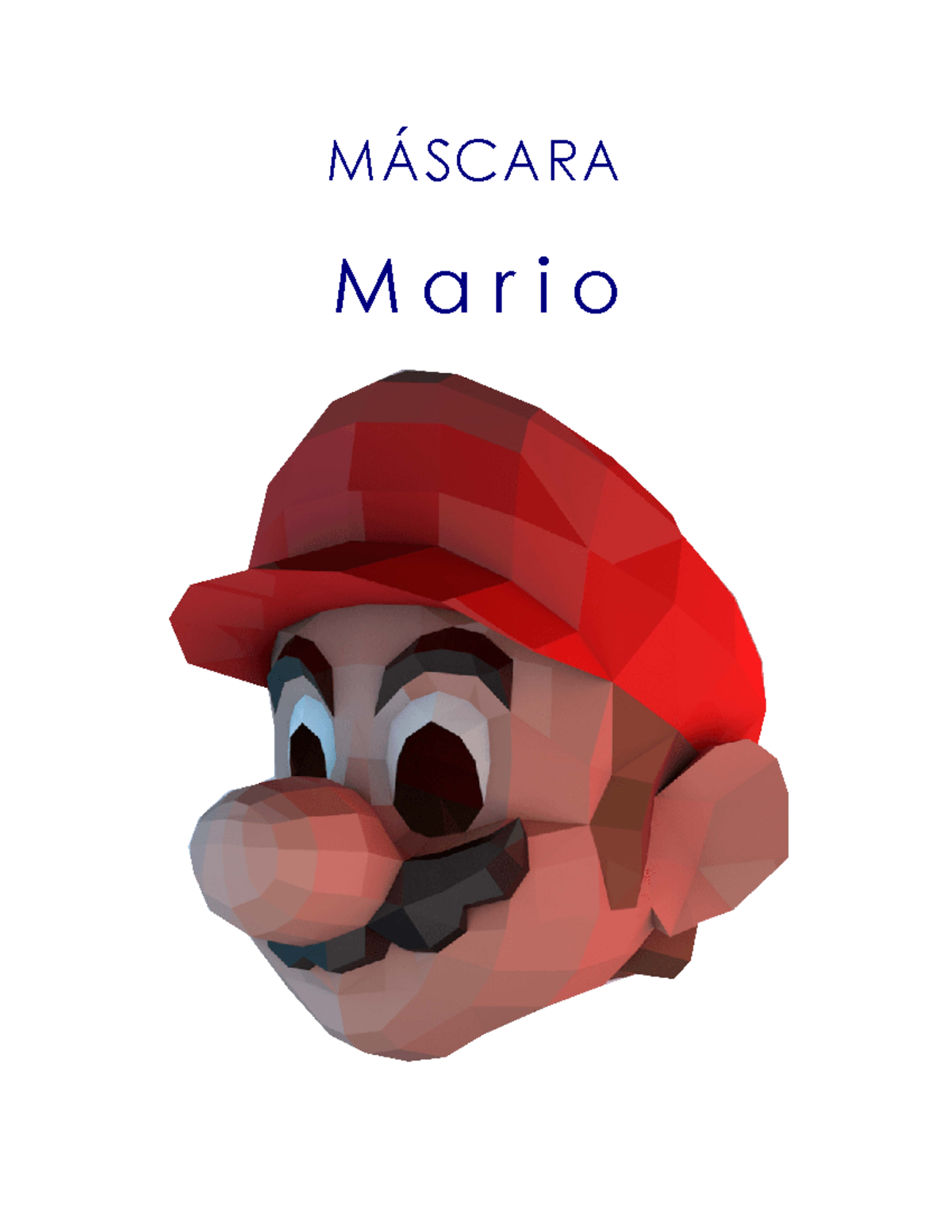 Máscara Mario - Jdjeje - Arquitectura de Software - MÁSCARA M a r i o 9 ...