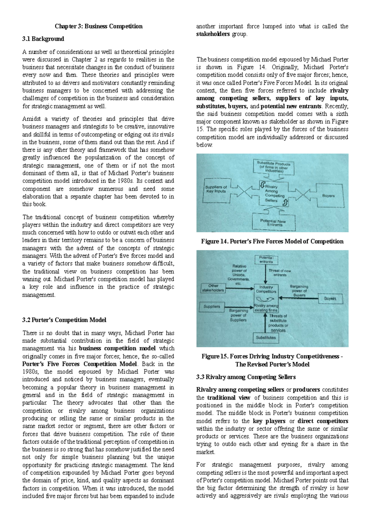 Stratman-midterm - Stratmar - Chapter 3: Business Competition 3 Background A number of - Studocu