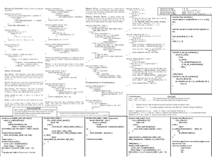 1101S Finals Cheat sheet - Warning: TT: undefined function: 32 CS1101S Finals Cheatsheet Lists ...
