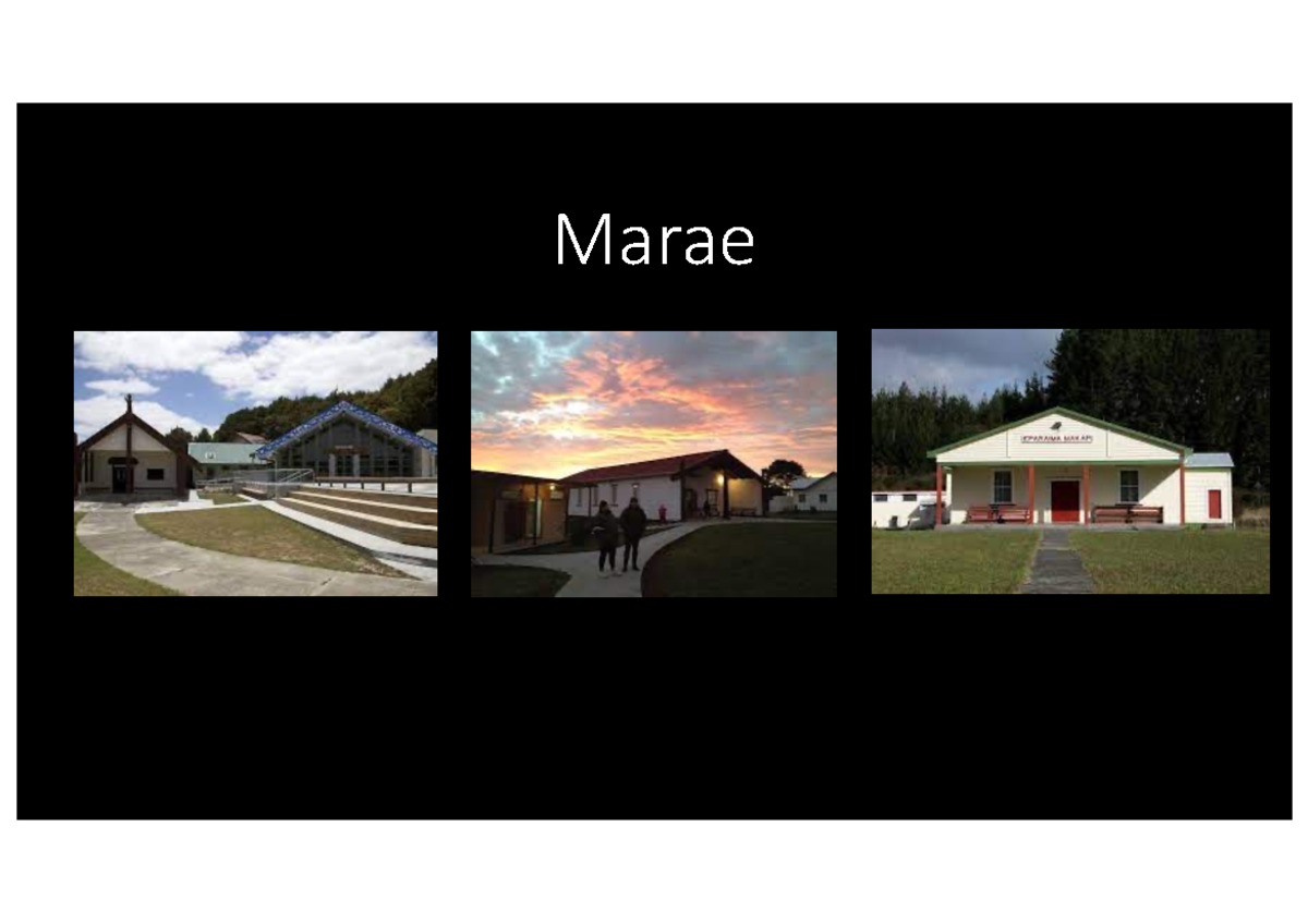 KM 7 - Marae - Lecture 7 - Marae Rārangi mahi Origins of marae What are ...