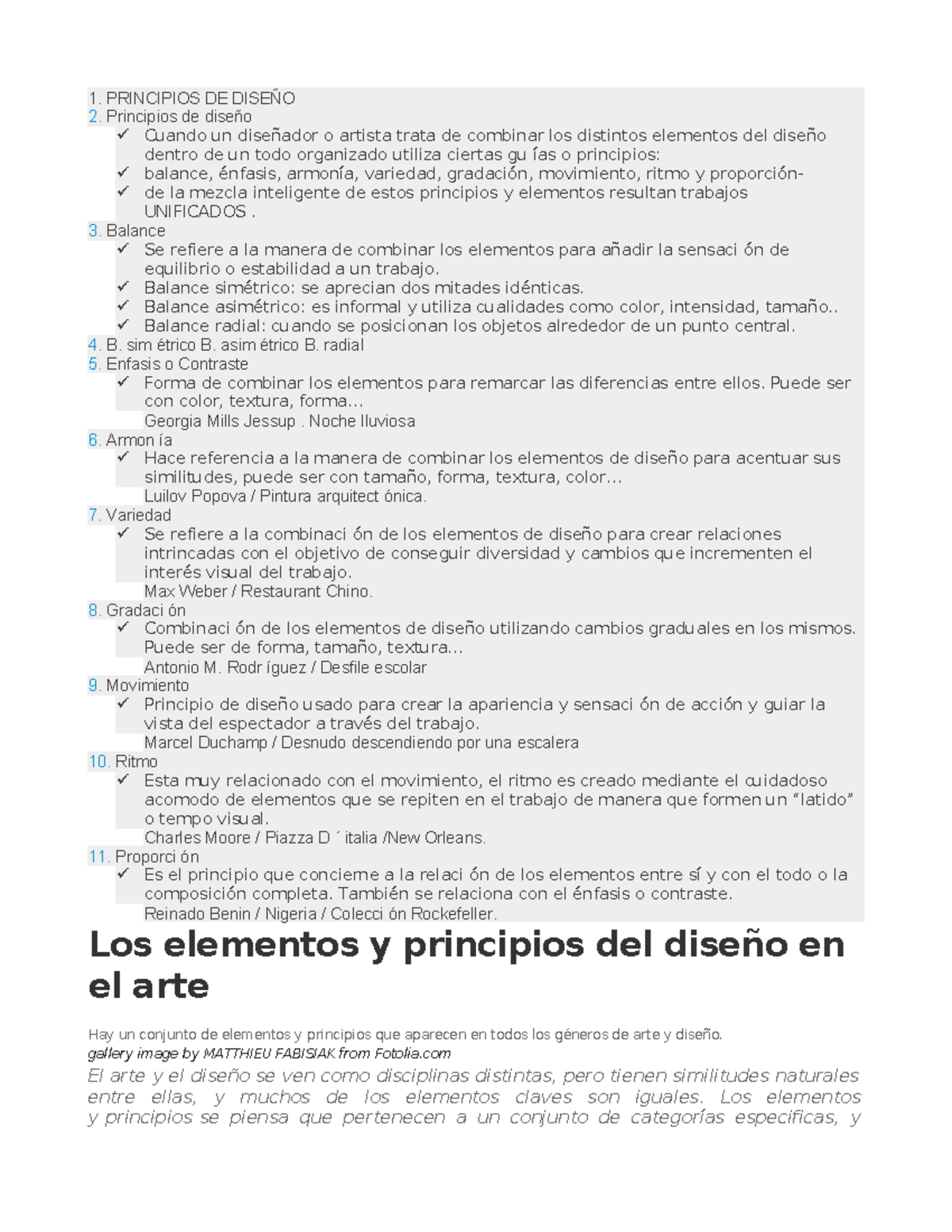 Artes plasticas Principios del diseño 31- 03-16 - 1. PRINCIPIOS DE ...