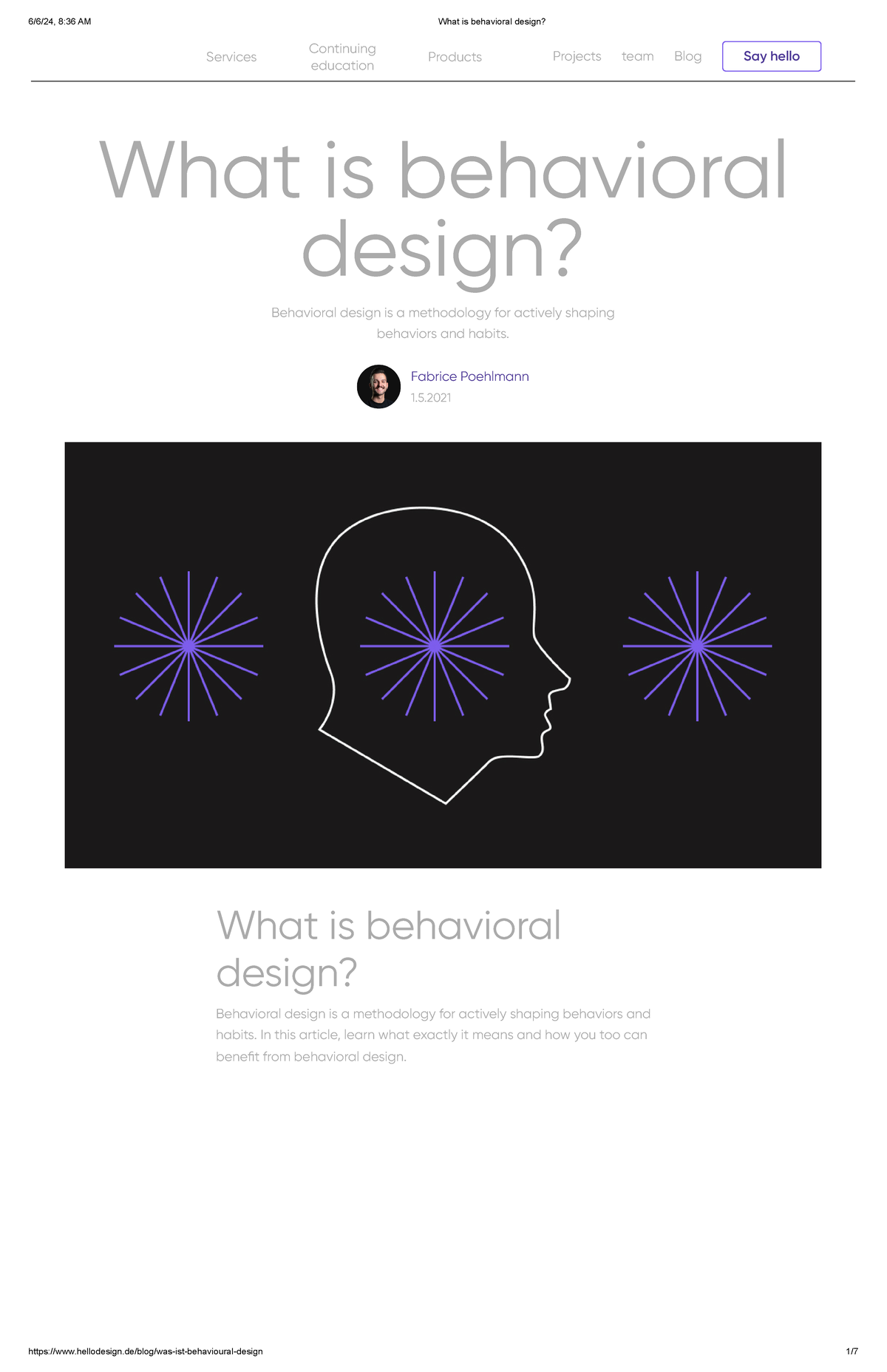 What is behavioral design - What is behavioral design? Behavioral ...