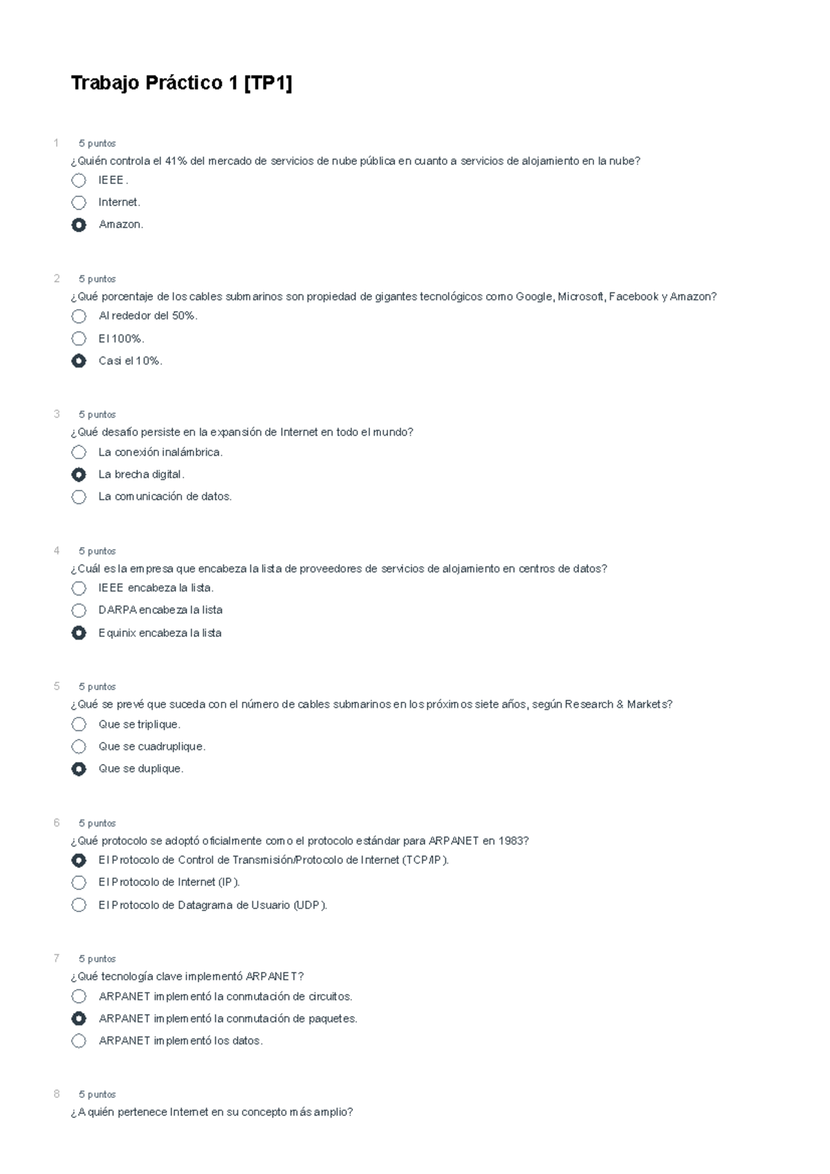Trabajo Práctico 1 [TP1]-100 - 5 puntos ¿Quién controla el 41% del ...