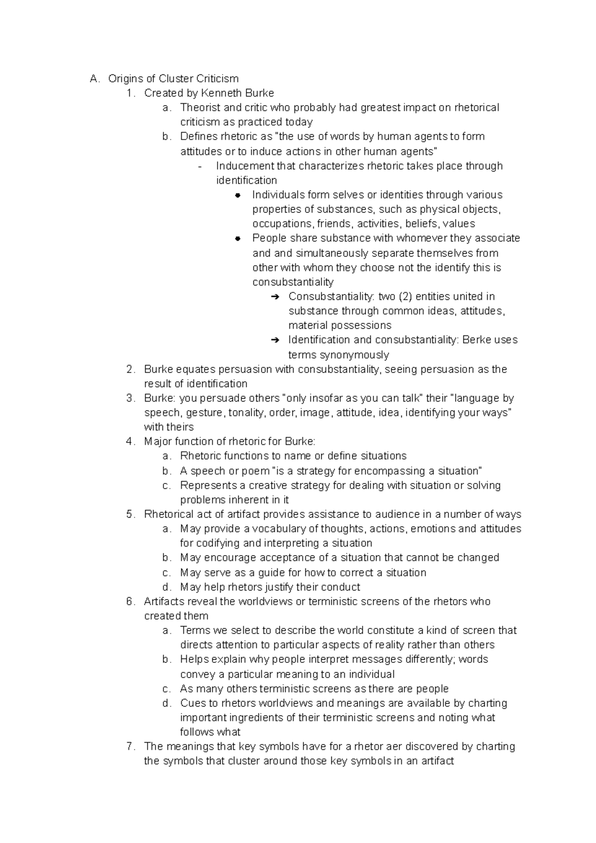 Origins of Cluster Criticism - Studocu