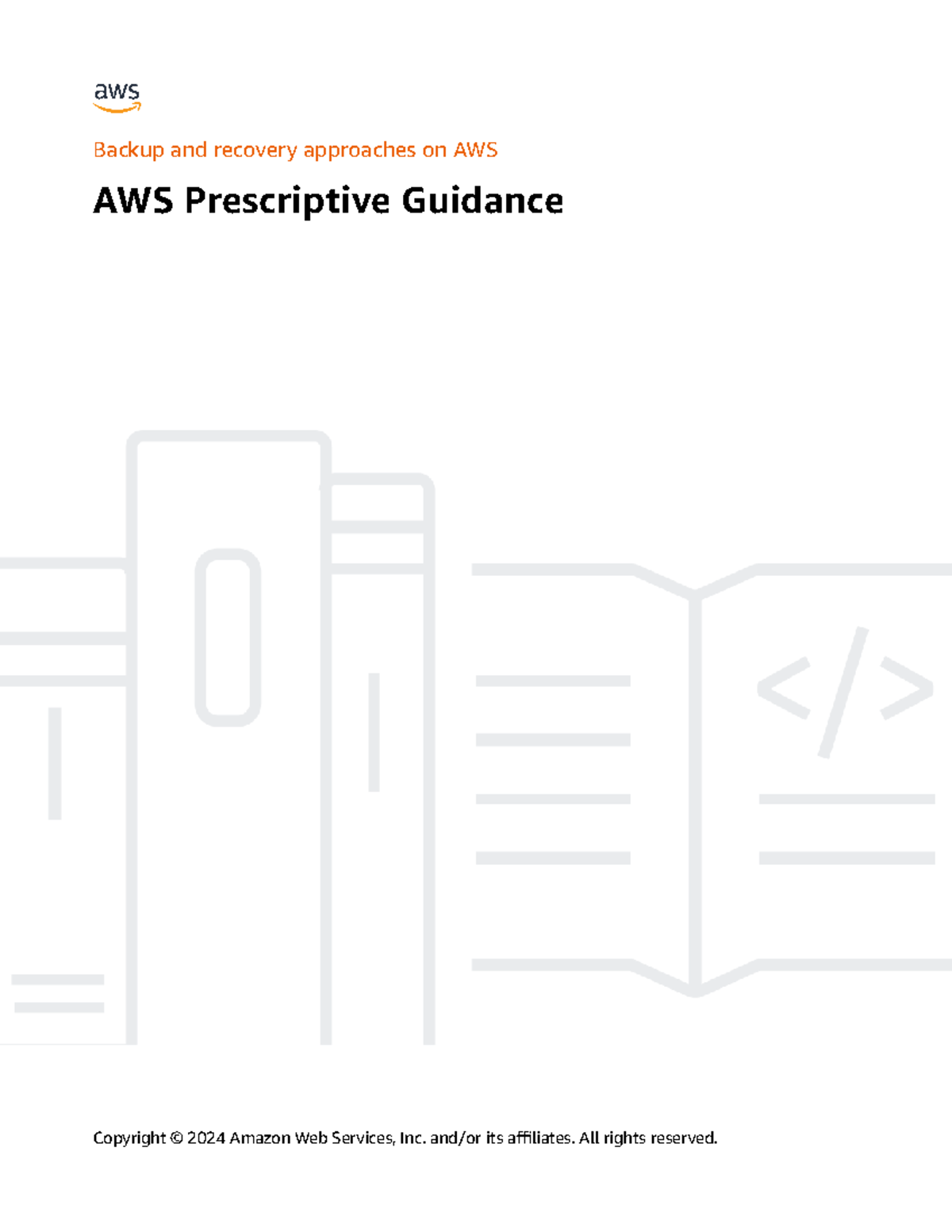 Backup-recovery - aaaaa - Backup and recovery approaches on AWS AWS ...