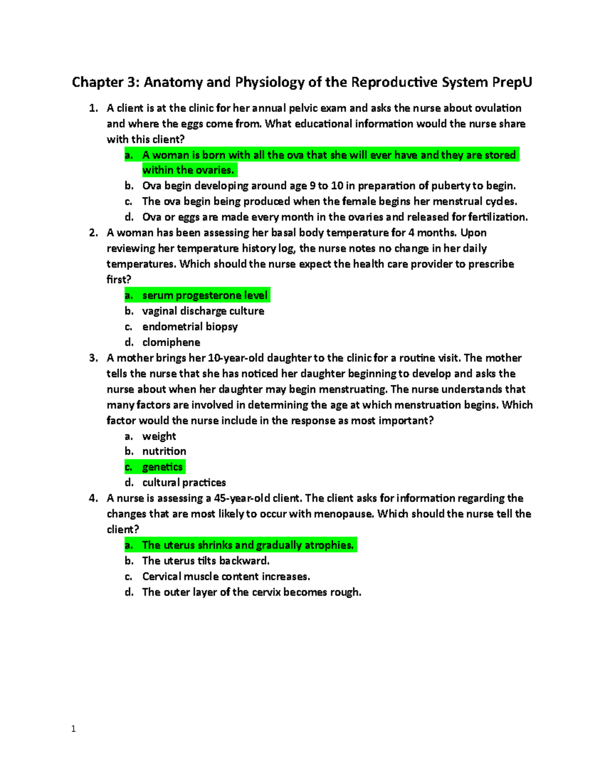 Anatomy and Physiology of the Reproductive System Prep U - What ...
