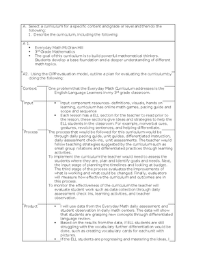 D186 Task 3 - d186 tsk 3 - A1. Subject: Writing- Telling Our Own ...