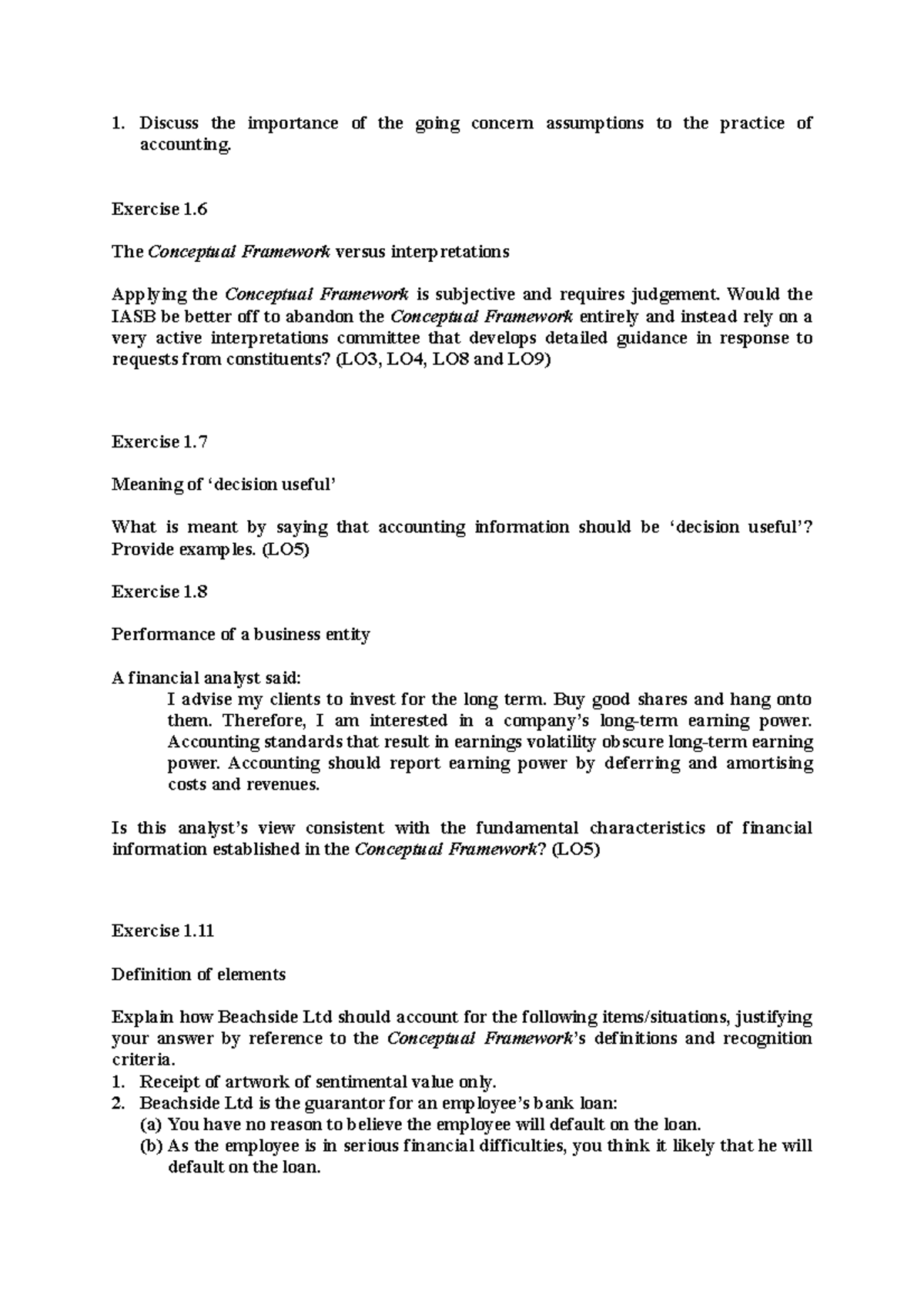 Tutorial 2 Questions - LECTURE NOTES - Discuss the importance of the ...