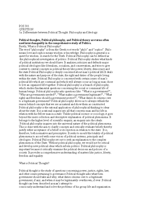 Distinction between Plato and Aristotle Philosophy - The main ...