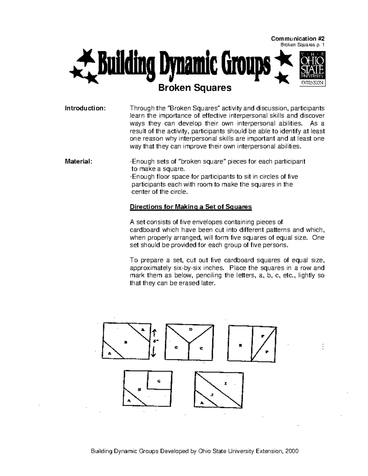 Brokensquares - Broke Squares - Communication # Broken Squares p. 1 ...