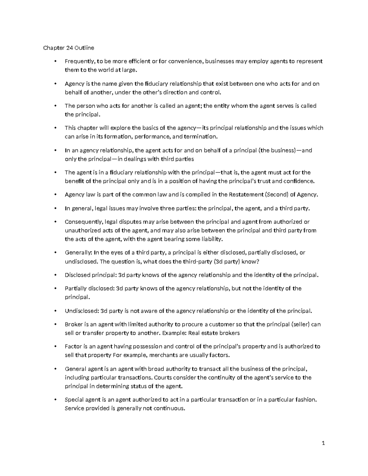 Chapter 24 Outline - Tagged - Chapter 24 Outline Frequently, to be more ...