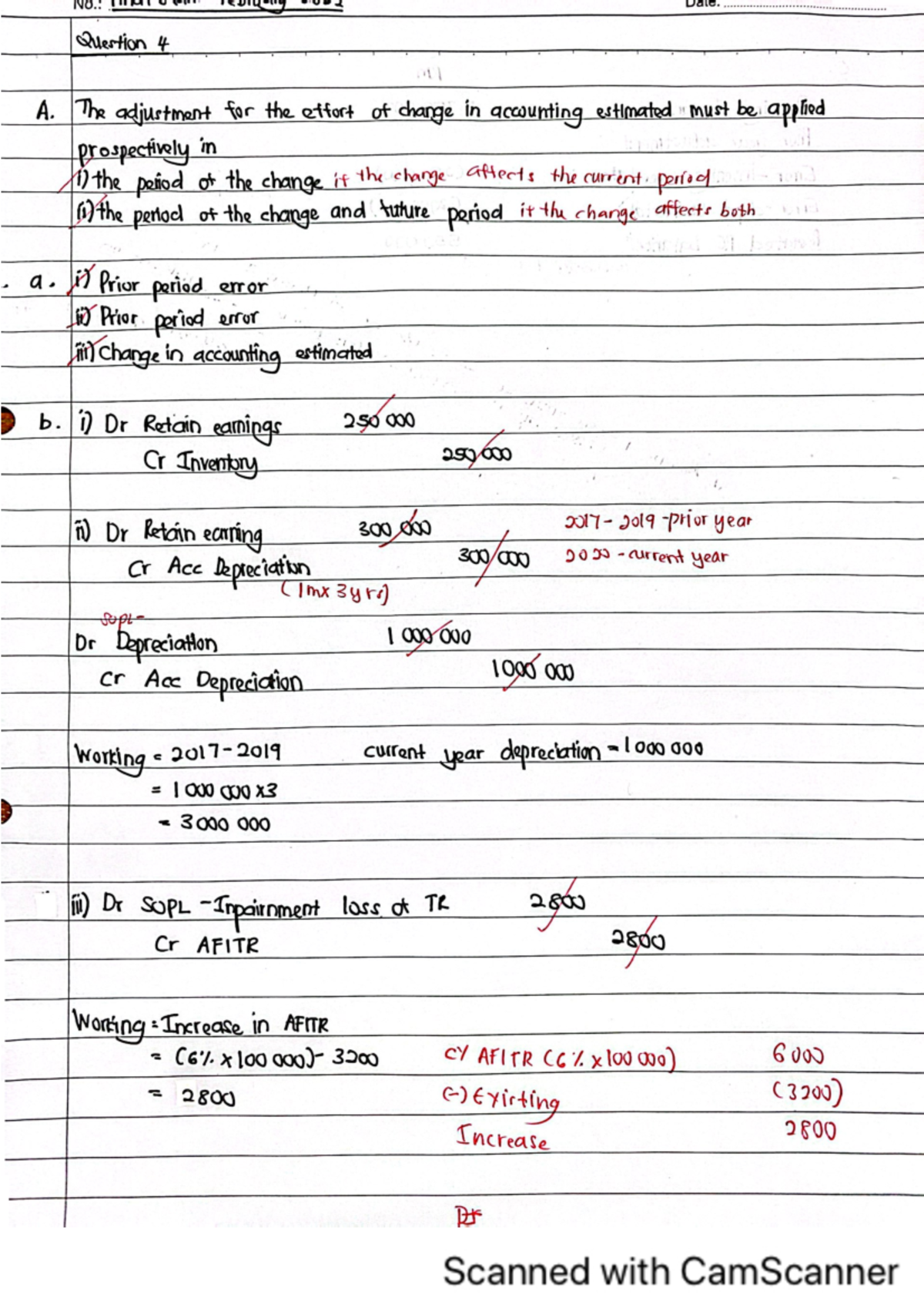 Final exam question 4 - Financial reporting - Studocu