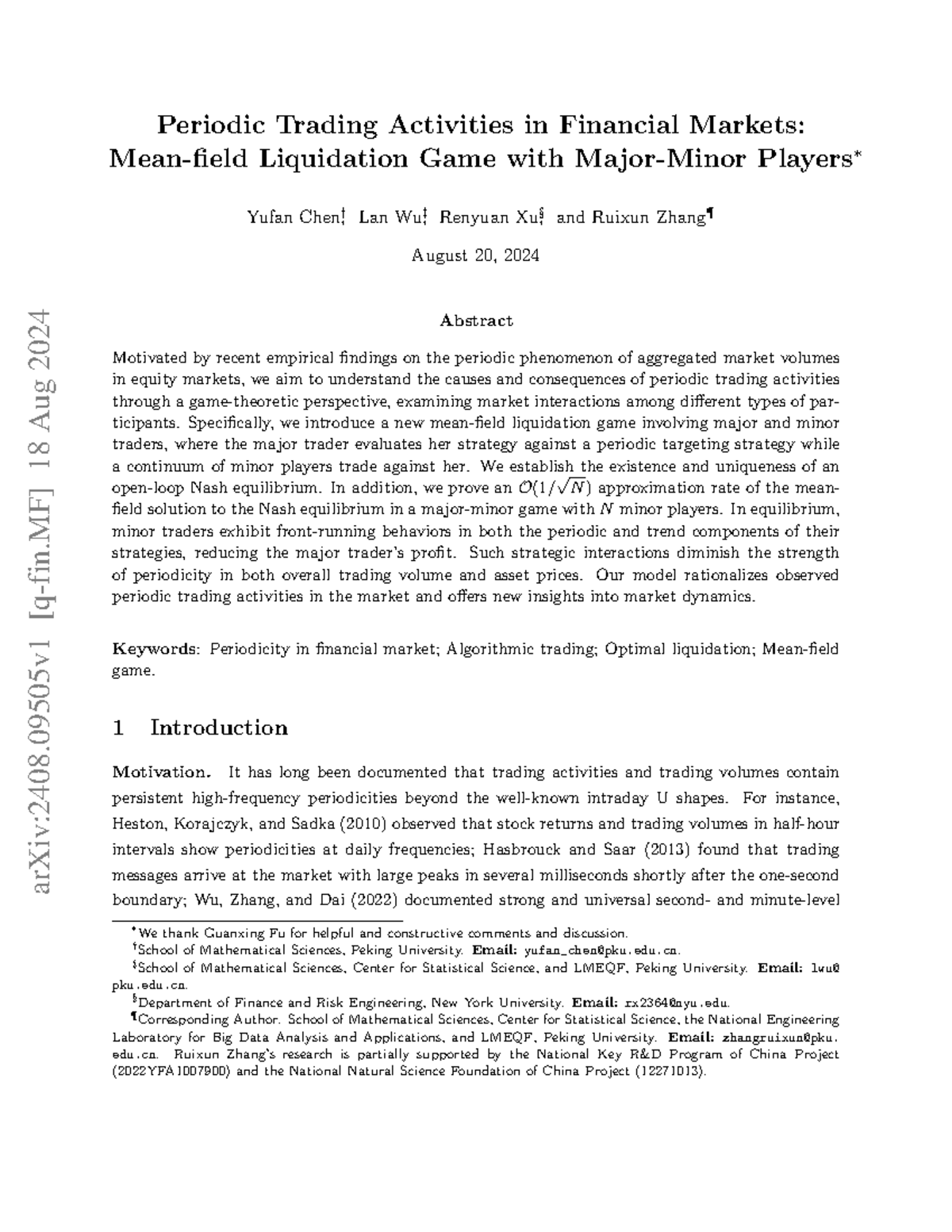 2408 - hft paper - Periodic Trading Activities in Financial Markets ...