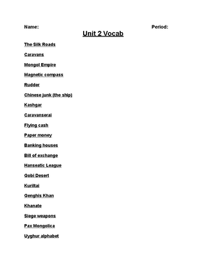 Review Notes - Definitions for APWH - Bureaucracy: levels of Government ...