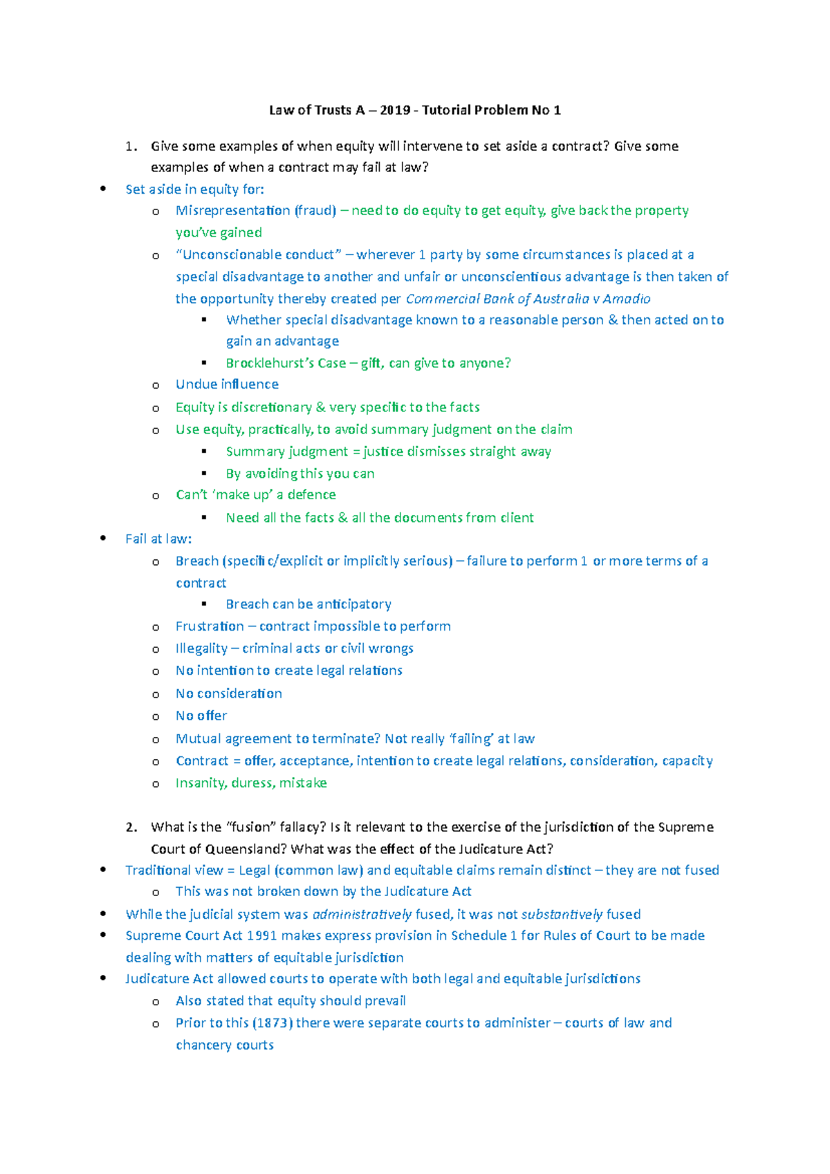 Tutorial 1 - Introduction to equity. When equity intervenes; the ...