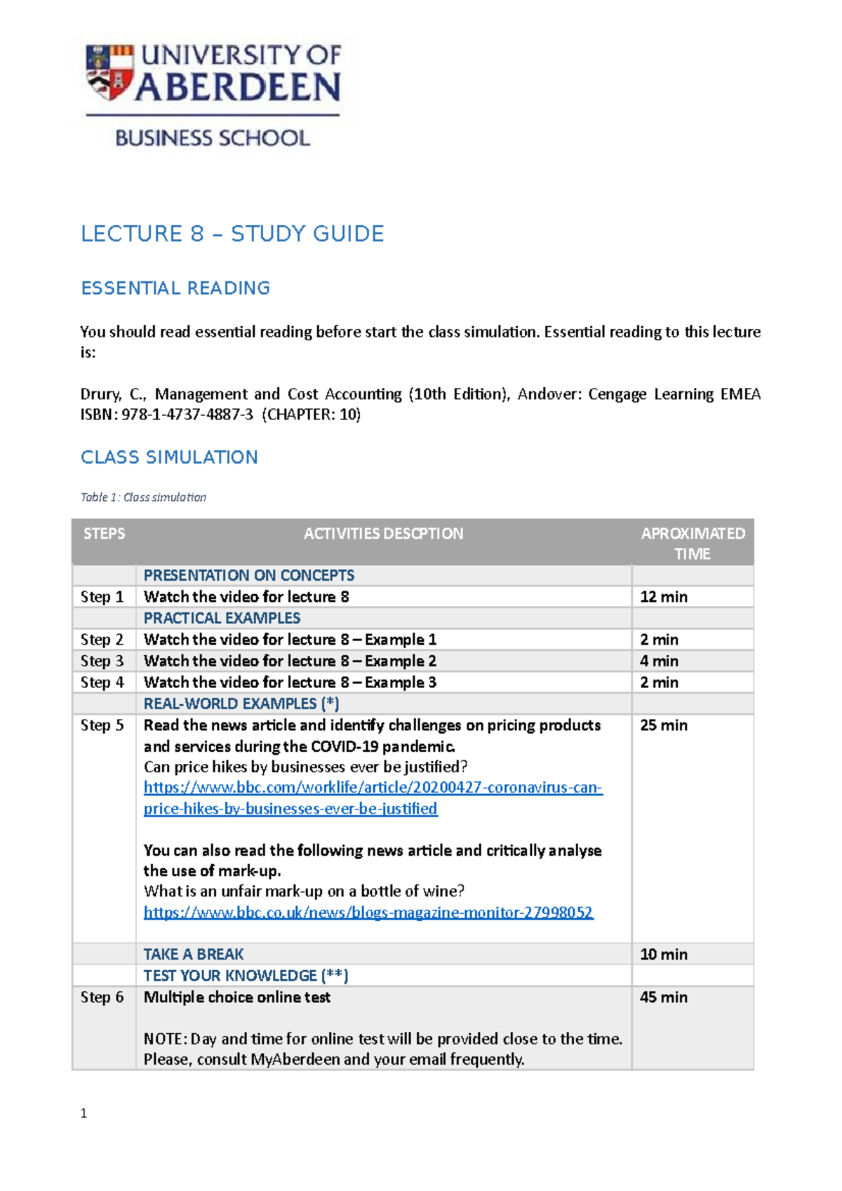 Lecture 8 Study guide - GOOD - LECTURE 8 – STUDY GUIDE ESSENTIAL ...