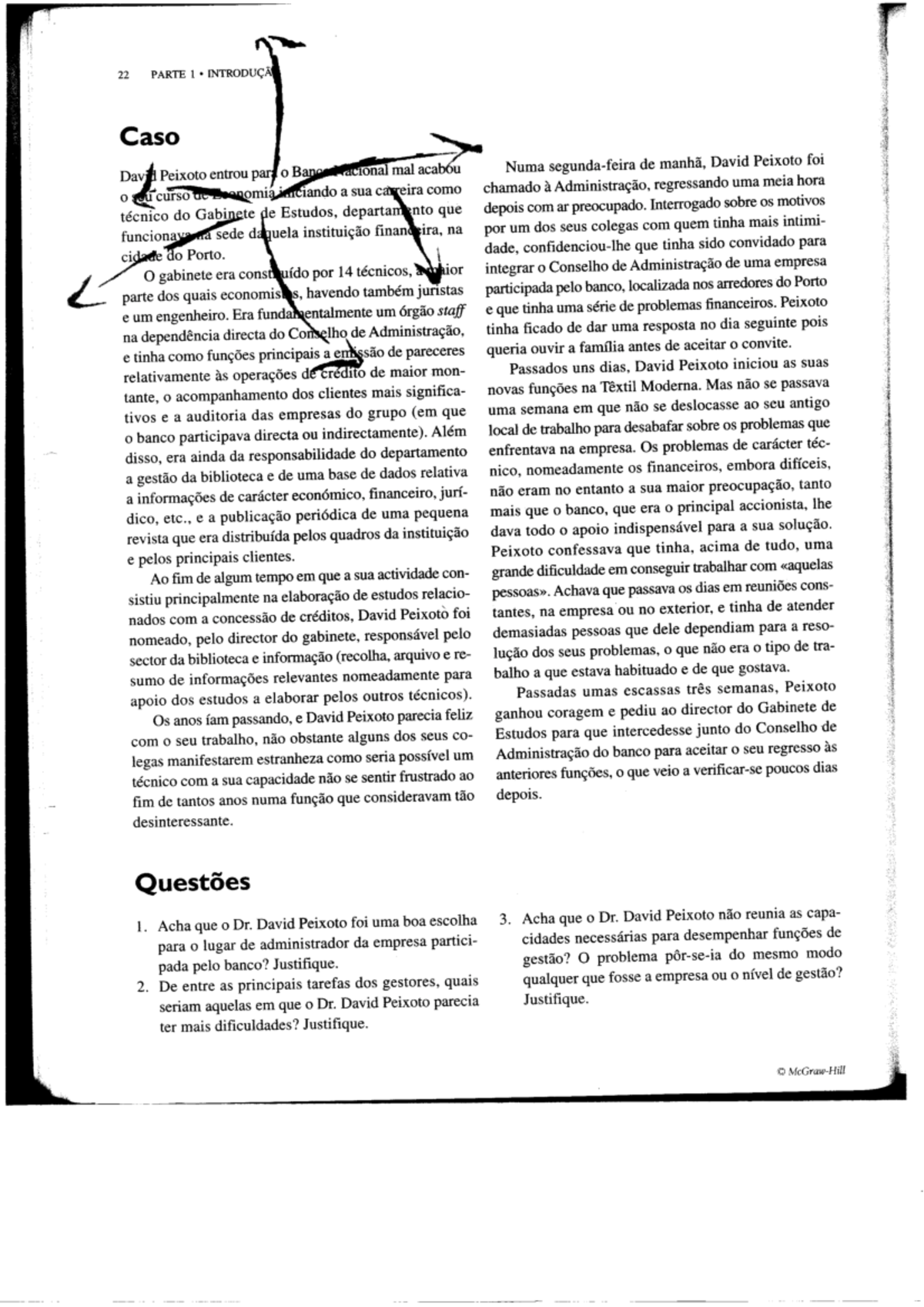 Caso David Peixoto - caso pratico - Organização e Gestão de Empresas ...