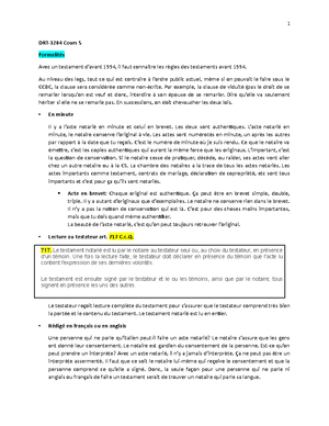 Représentation - Exercices sur la dévolution légale avec corrigé ...