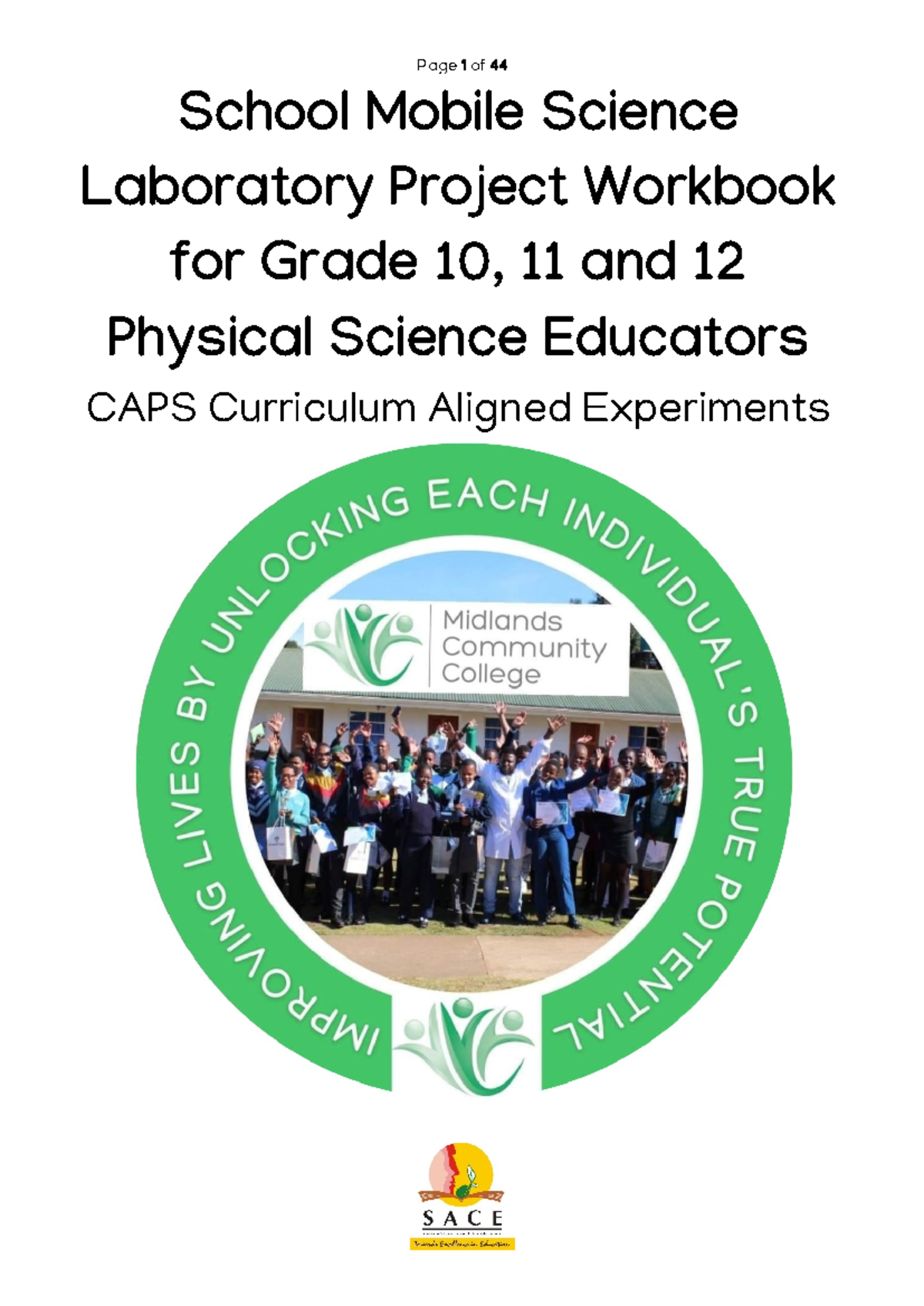 Grade 10, 11 and 12 Experiment Booklet - School Mobile Science ...