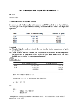 Chapter 22 with solutions - Pop quiz Chapter 22 ACCY112, 2018 Spring ...