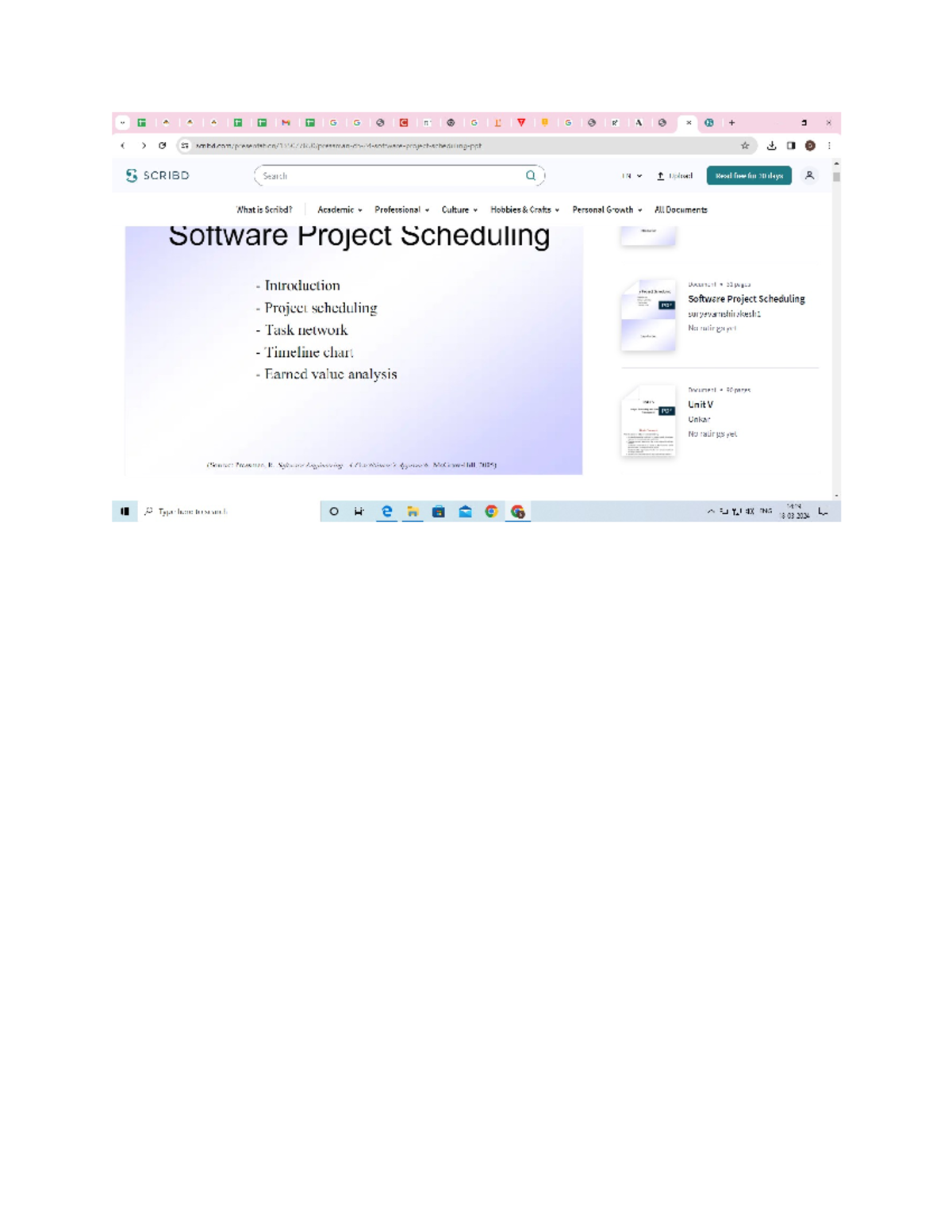 Project scheduling and tracking - Basic Computer Engineering - Studocu
