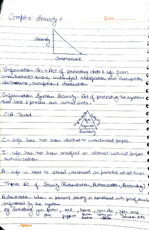 Comptia security + 601 notes 2 Full details - Security Governance, Risk ...