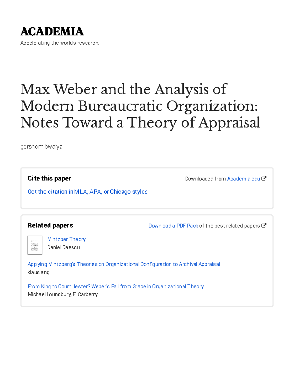 Max webers principles of organisational structure-with-cover-page-v2 ...
