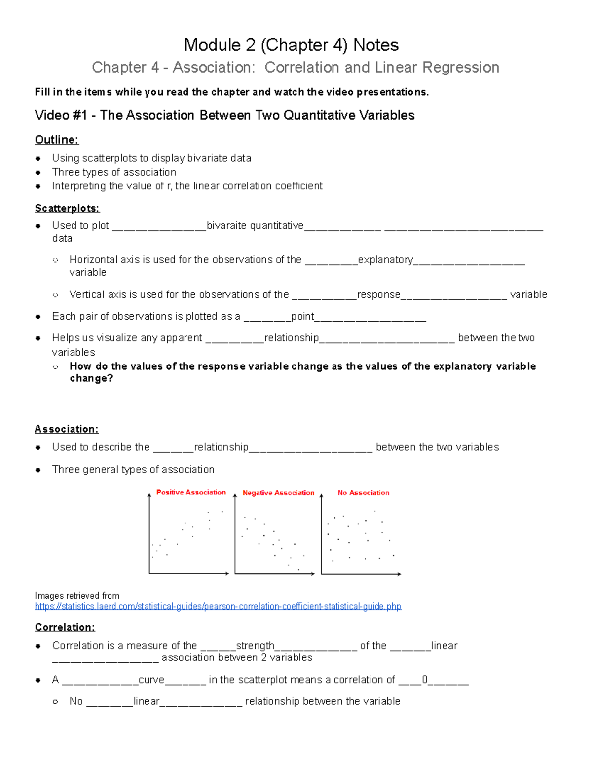 Copy of Module 2 (Ch 4) Notes - Fall 2017 - Module 2 (Chapter 4) Notes ...
