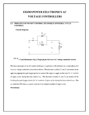 AC Voltage Controller Circuits - AC VOLTAGE CONTROLLER CIRCUITS (RMS VOLTAGE CONTROLLERS ...