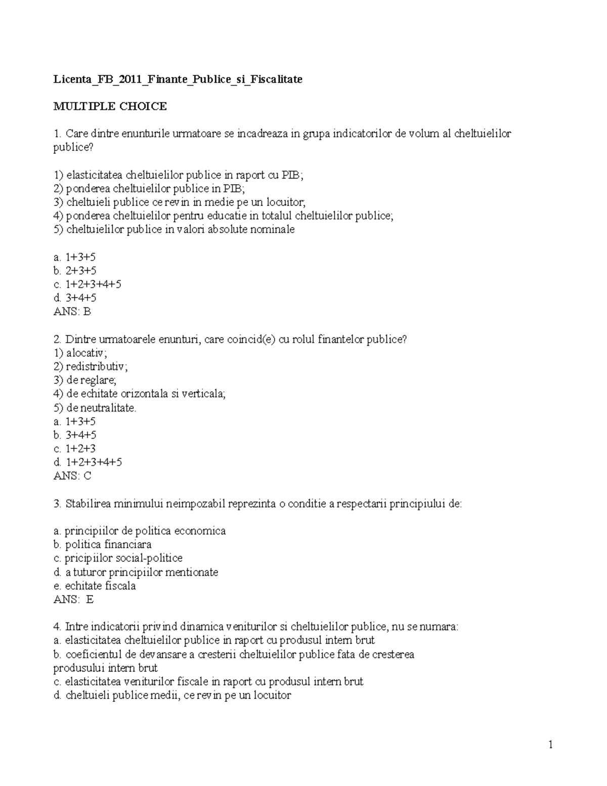 99518921 Licenta FB 2011 Finante Publice Si Fiscalitate - - Studocu