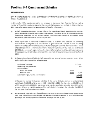 Chapter 4 Comprehensive Problem 1 textbook Question and Solution - Busi 6120 - Memorial ...