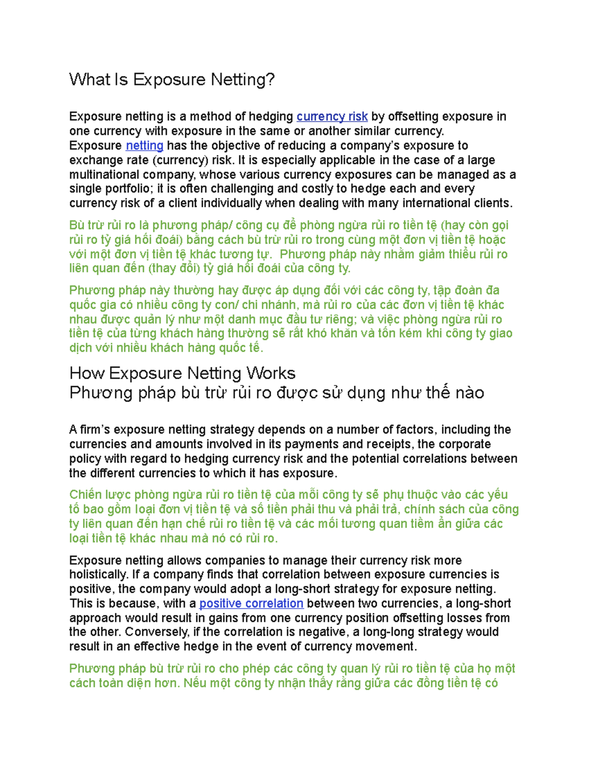 What Is Exposure Netting - What Is Exposure Netting? Exposure netting ...