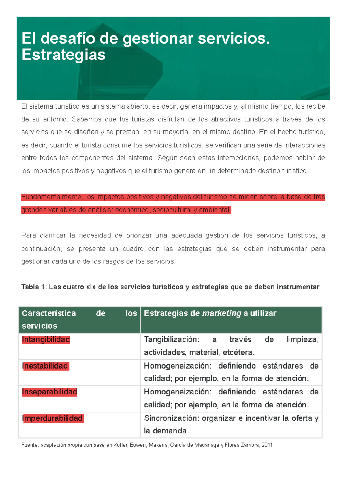 M1L2 - hguyg - El desafío de gestionar servicios. Estrategias El ...