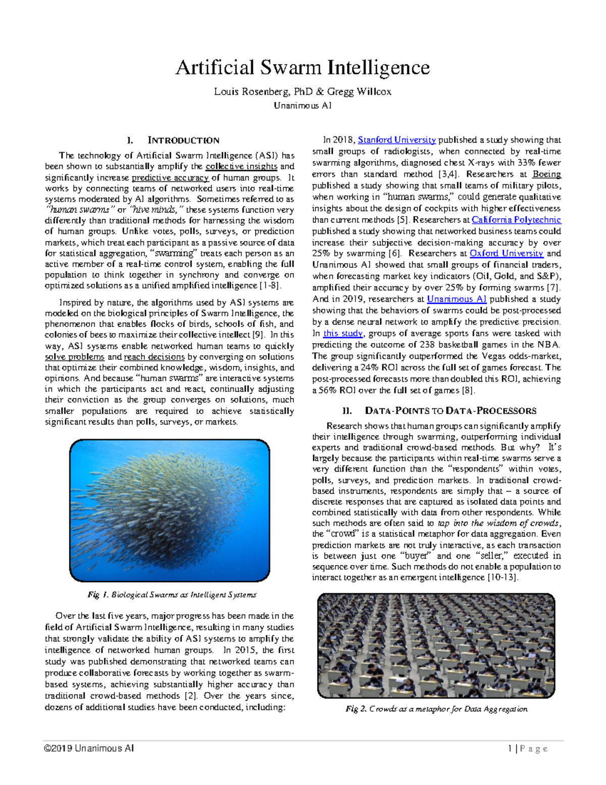 Artificial Swarm Intelligence - INTRODUCTION The technology of ...