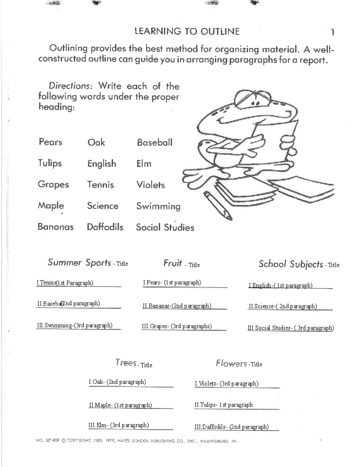 Ashley Martinez Garcia - Learning TO Outline PGS 1 TO ...