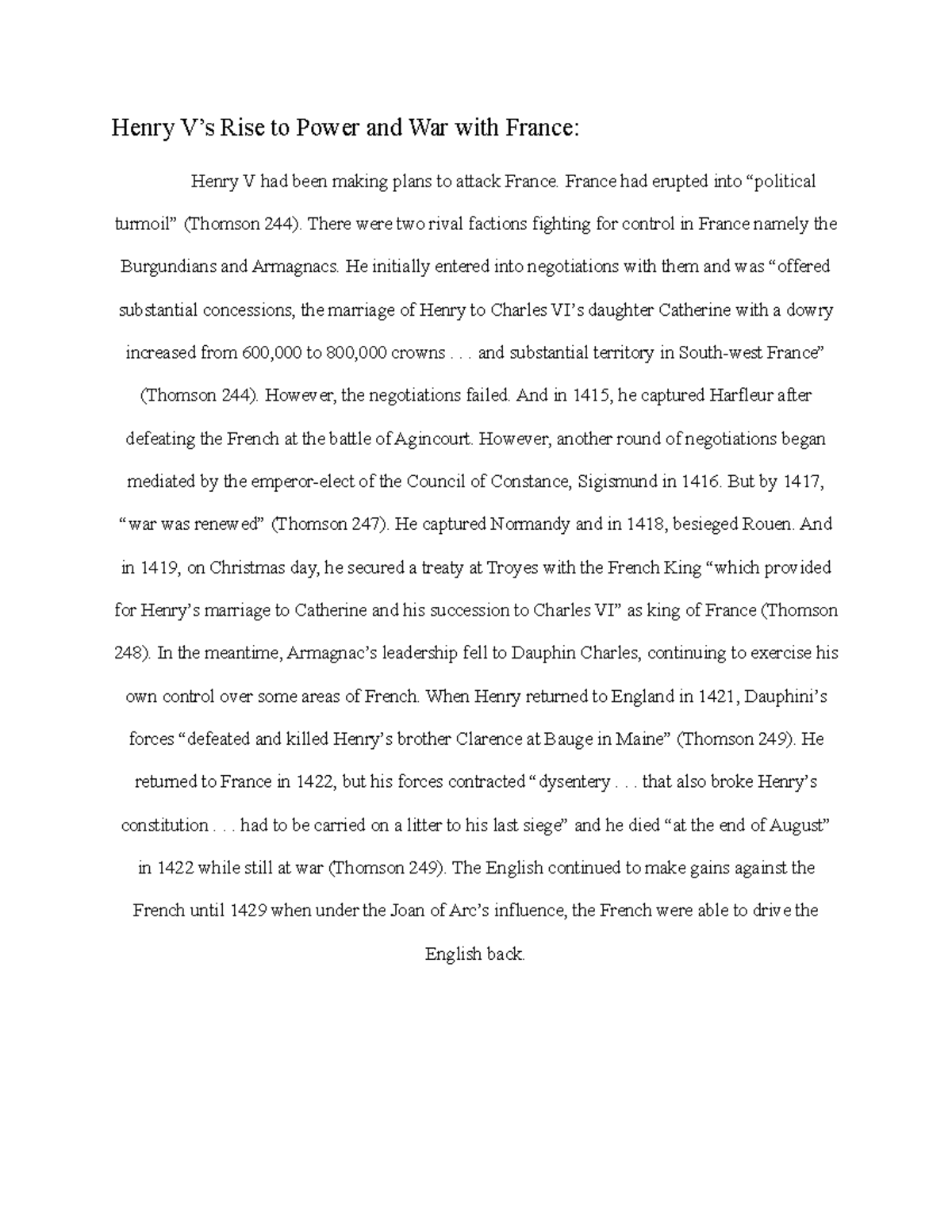 Lancastrians-yorkists-and-henry-vii-1399-1509 - Henry V’s Rise to Power ...