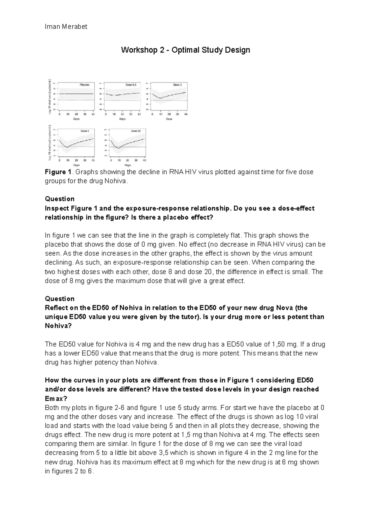 Workshop 2 - Iman Merabet Workshop 2 - Optimal Study Design Figure 1 ...