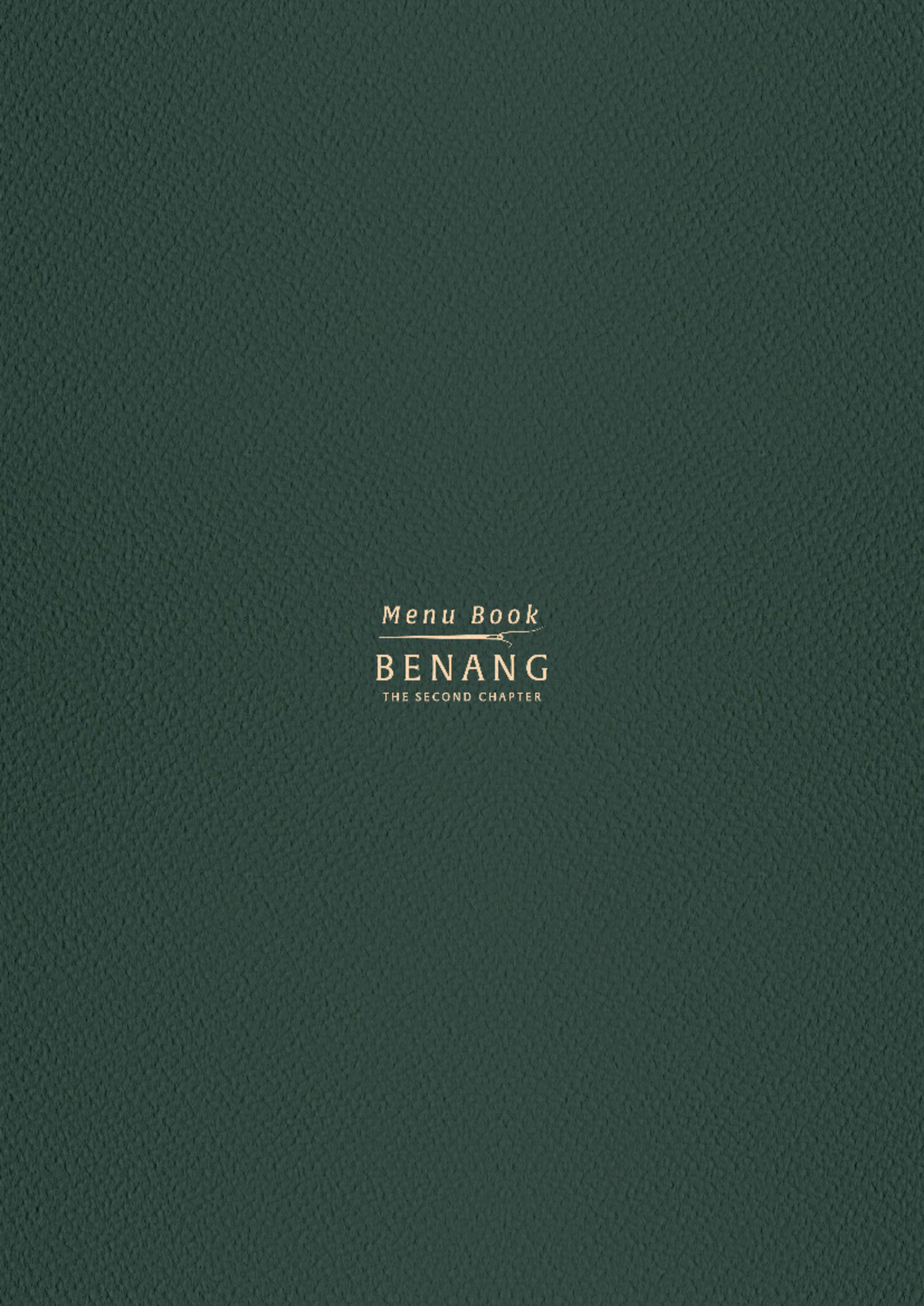 Benang Menu - Foundation in Arts - Studocu